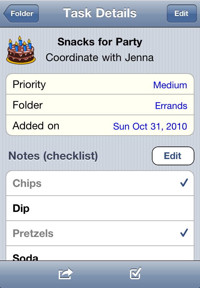 Errands To Do List App For Free Iphone ipad ipod Touch