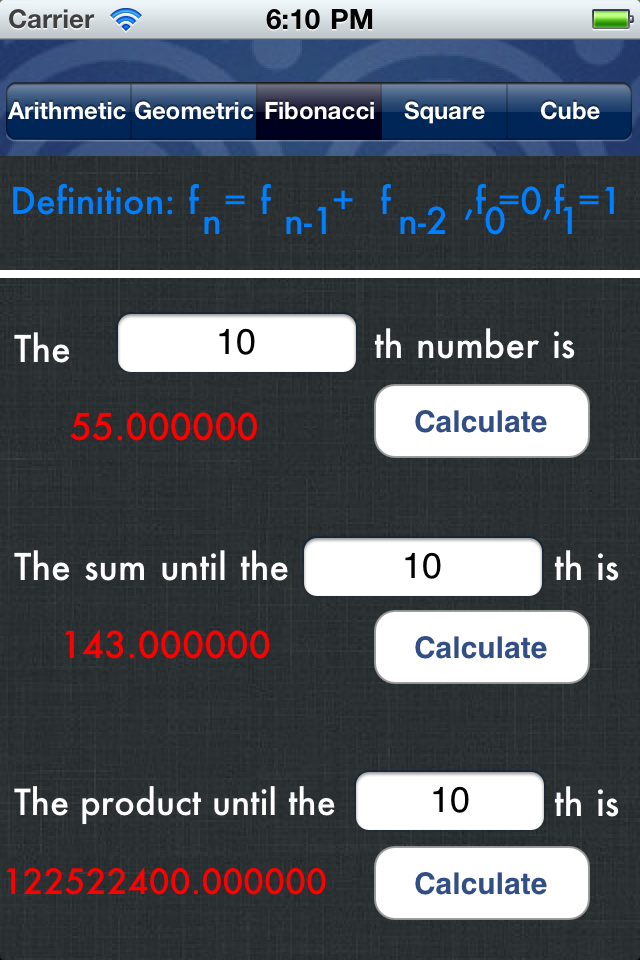 App Shopper Number Sequence Calculator Education 