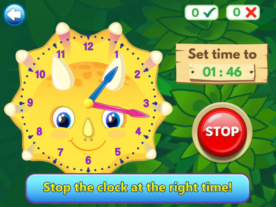 Telling Time Clock Games for Kids to Read Clocks - AppRecs