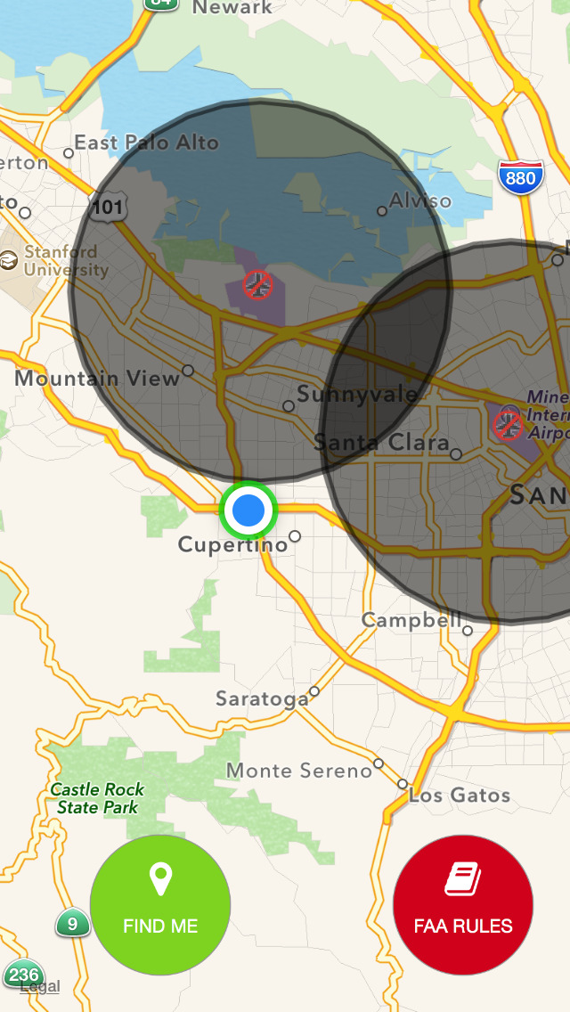UAV Zones - Drone and UAV no-fly zone maps and informations. (ios)