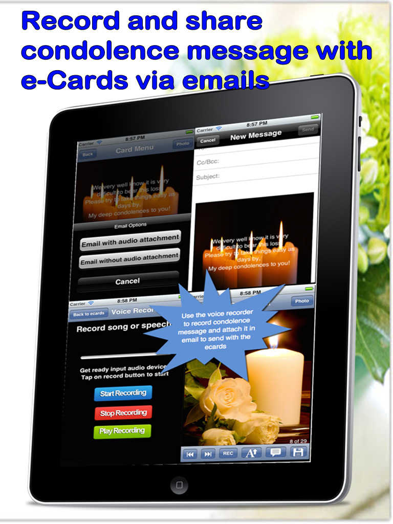 App Shopper: Best Condolence Cards with Emoji Keypad.Customise and send ...