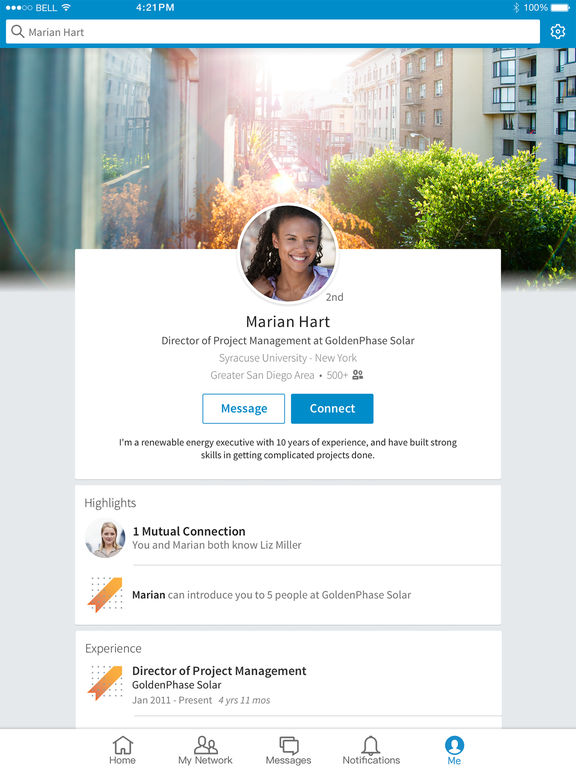 LinkedIn on the App Store
