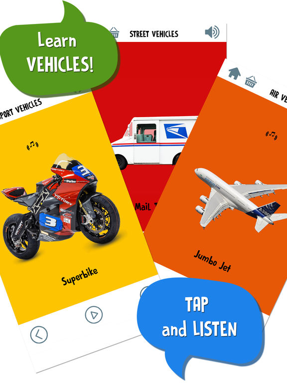 First Words for Baby: Vehicles - Premium | Apps | 148Apps