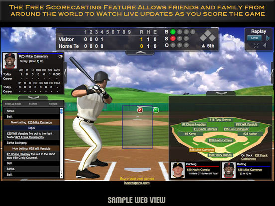 iScore Baseball and Softball Scorekeeper on the App Store