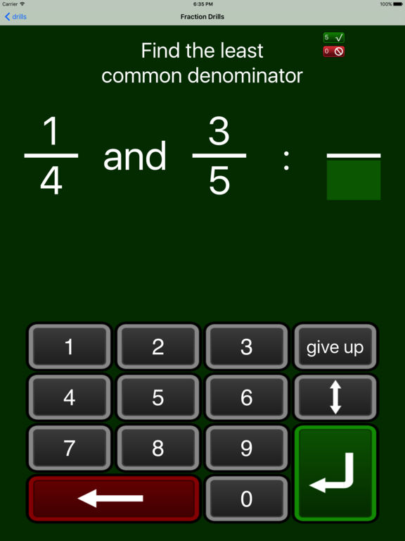Fraction Drills Free on the App Store