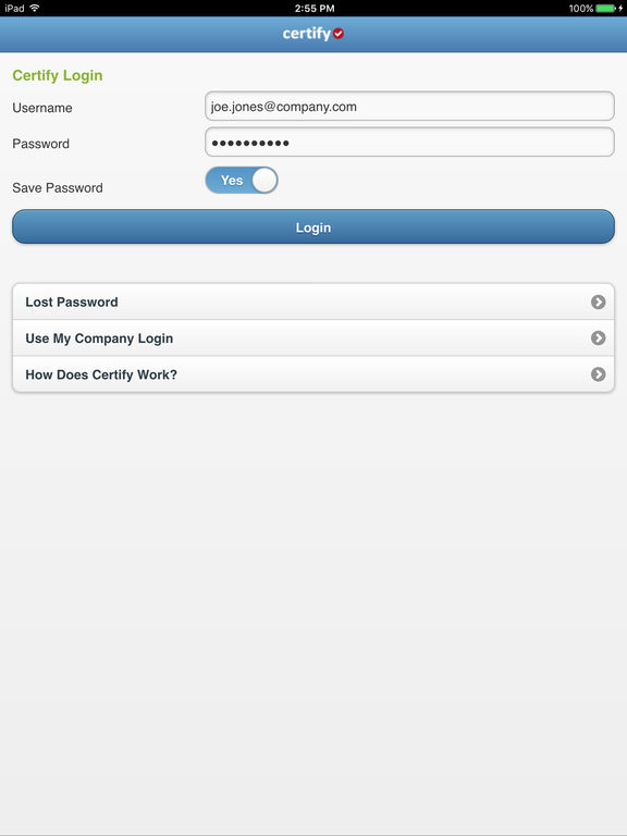 Certify Mobile on the App Store