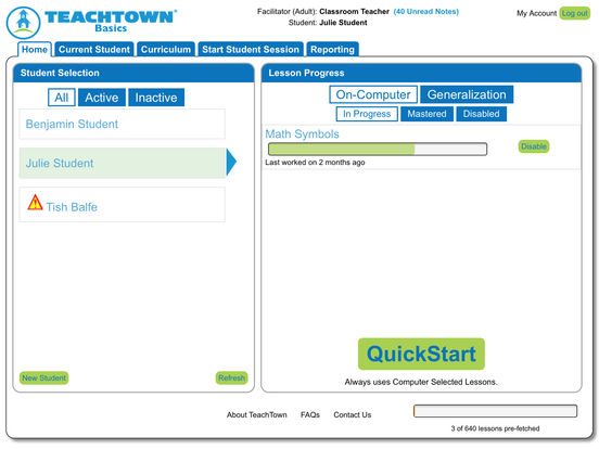 TeachTown Basics - appPicker
