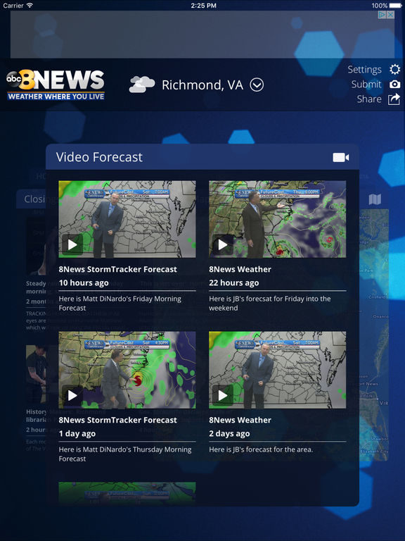 8News Weather Where You Live - WRIC - AppRecs