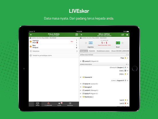 FlashScore screenshot