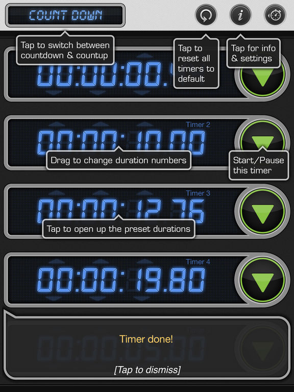 Stopwatch & Timer: Pro Multiple Count Down/Up Tips, Cheats, Vidoes and ...