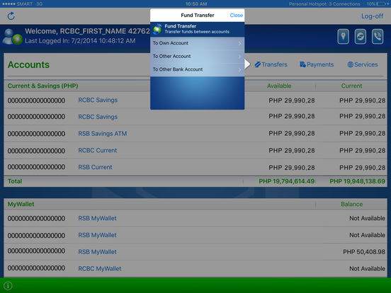 App Shopper: RCBC Online Banking for iPad (Finance)